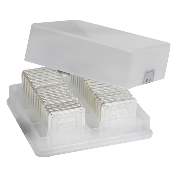 30 x 1 Gram Silver Geiger Bar Box | Minot Coin