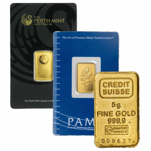 5 gram .999 Gold Bar | Minot Coin