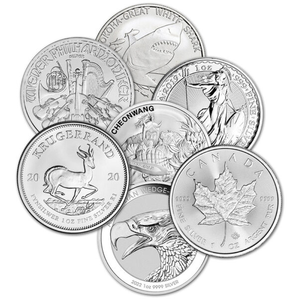 1 oz Secondary/BU Sovereign Silver-Various Years | Minot Coin