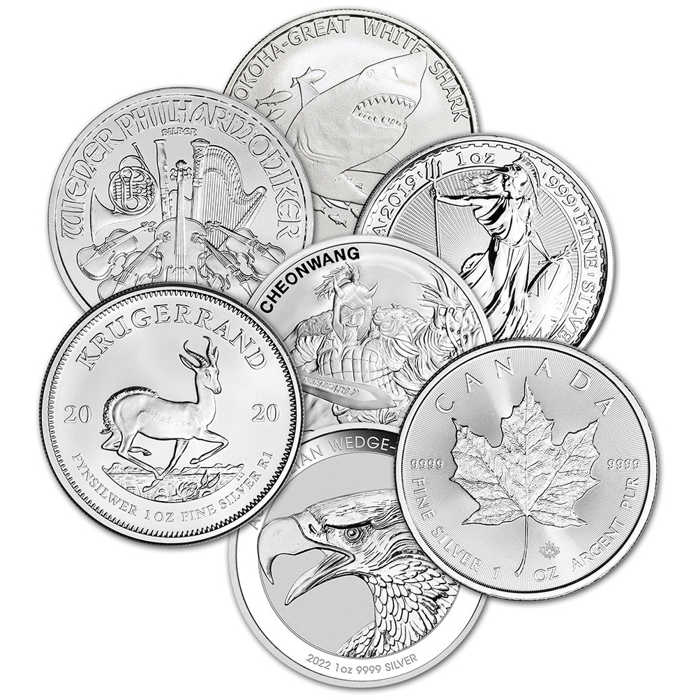 1 oz BU Sovereign Silver-Various Years | Minot Coin